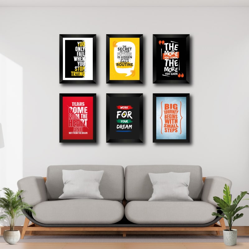 6-Piece Motivational Frame (G-1)
